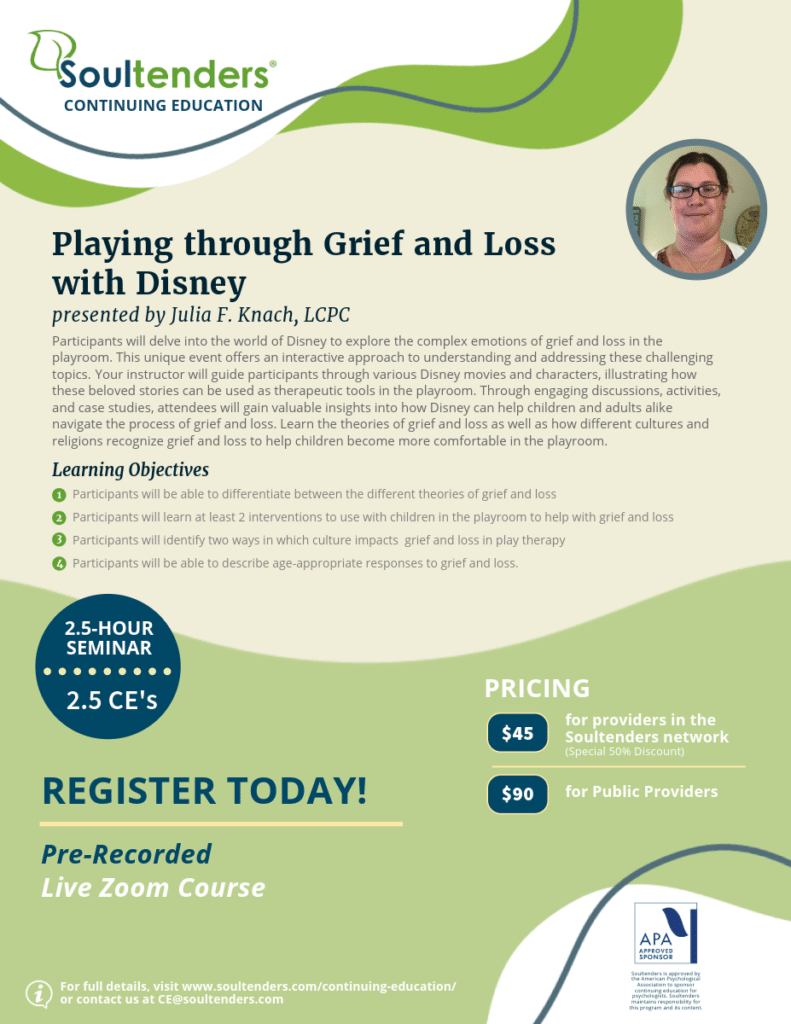 Playing through Grief and Loss with Disney - Course